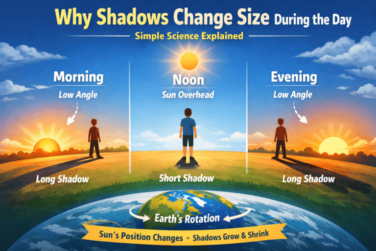 Watch Your Shadow Today… Here’s Why It Keeps Changing Size - sciencegajab