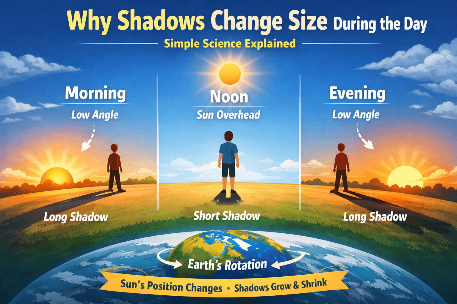 Watch Your Shadow Today… Here’s Why It Keeps Changing Size - sciencegajab